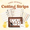 BUGS Cutting Strips for Montessori Toddler & Prek, Fun Spring Activity ...