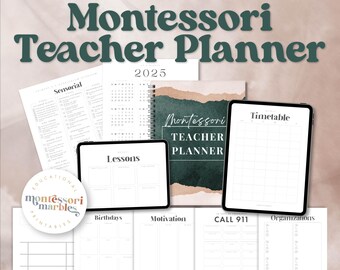 The Ultimate Montessori Teacher Planner January 2024-december 2025 ...