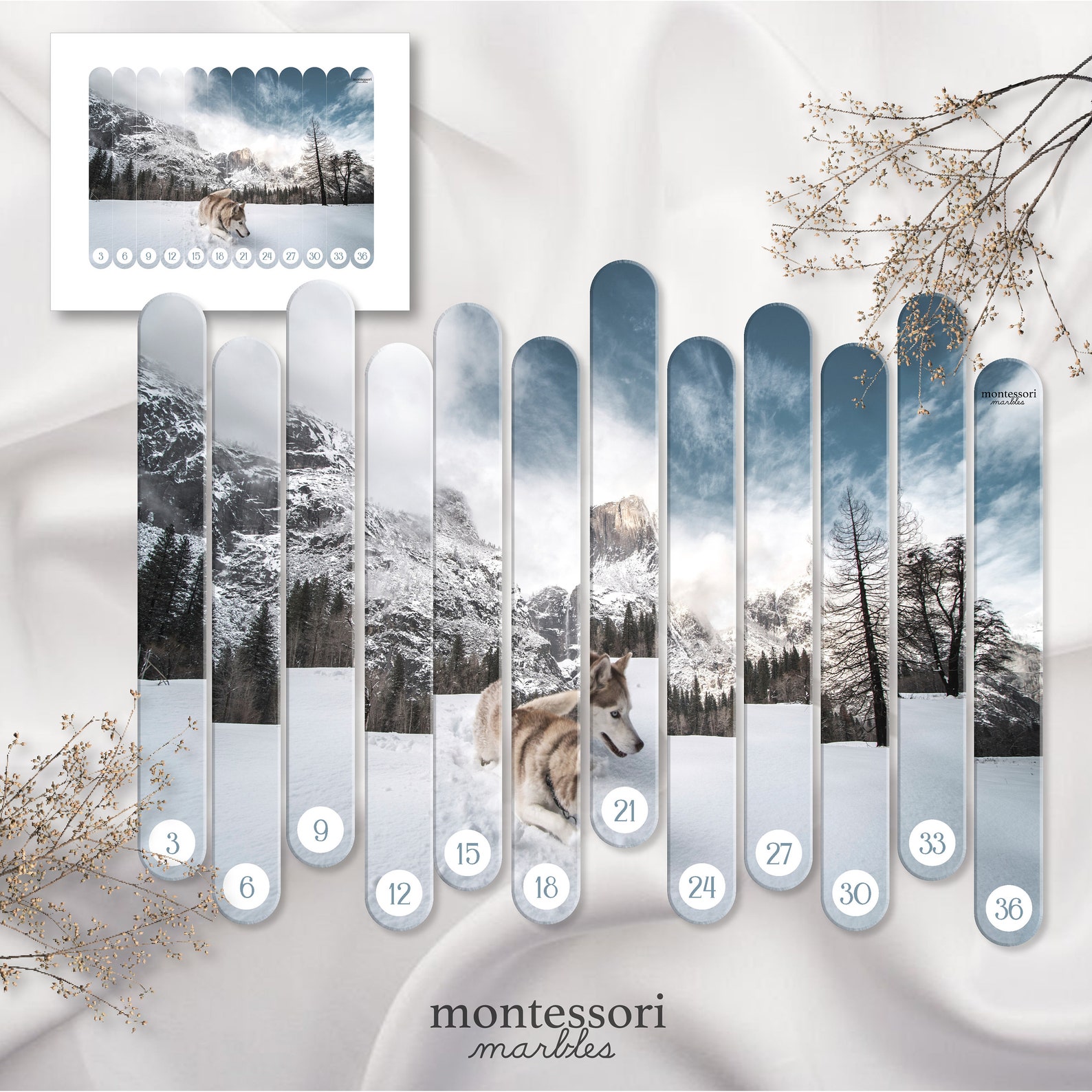 POLAR ANIMALS Skip Counting Craft Stick Puzzles Math Puzzles - Etsy