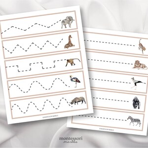 SAFARI ANIMALS Mini Bundle | 4 Sensory and Fine Motor Activities for ...