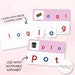 Montessori Pink Series Jumbled Word Cards for Short O, Activity for ...
