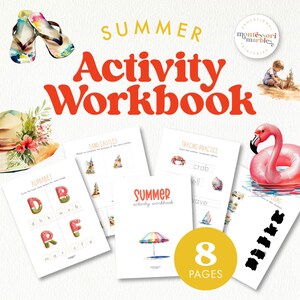 SUMMER Activity Workbook | Fun Printable for Summer | Morning Prek and ...