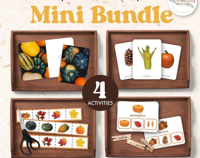 Printable Autumn Study Unit for Toddlers | Bilingual Printable, Fall ...