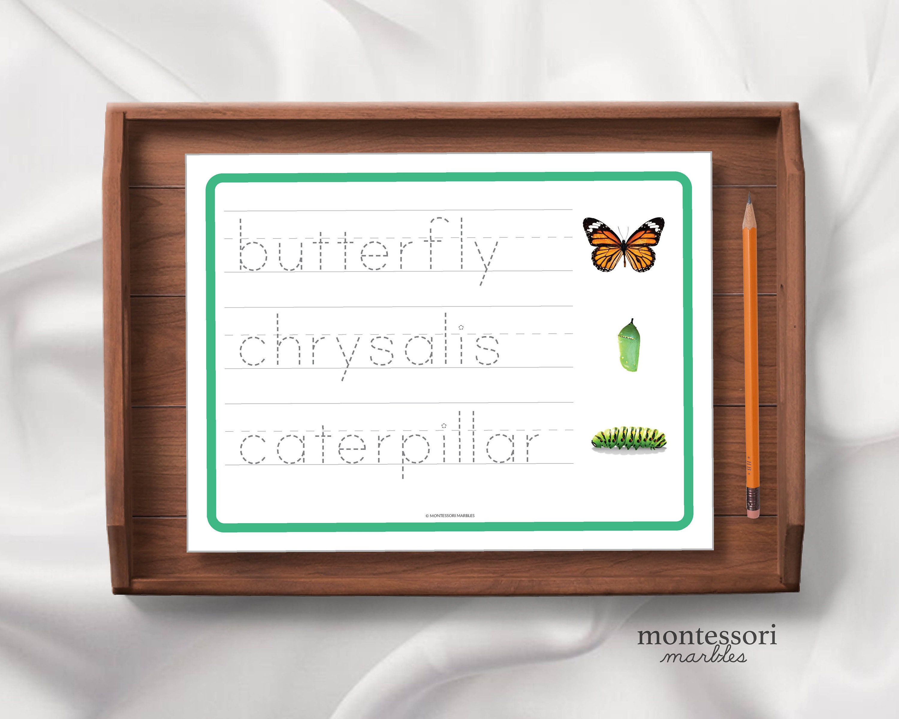 Butterfly Tracing Activities for Preschool and Kindergarten in - Etsy