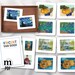 VINCENT VAN GOGH Matching Picture Cards Famous Paintings Art - Etsy