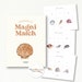 SEASHELLS Magnifying Matching Game Montessori at Home Using Magnifying ...
