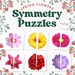WINTER Complete the Snowflakes Symmetry Puzzles Montessori Inspired ...