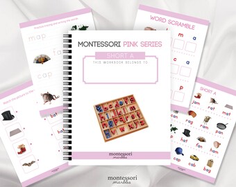 Montessori Pink Series Readers Bundle CVC Decodable Books - Etsy