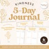 KINDNESS 5-day Journal for Kids | Being Kind | Journal Prompts for ...