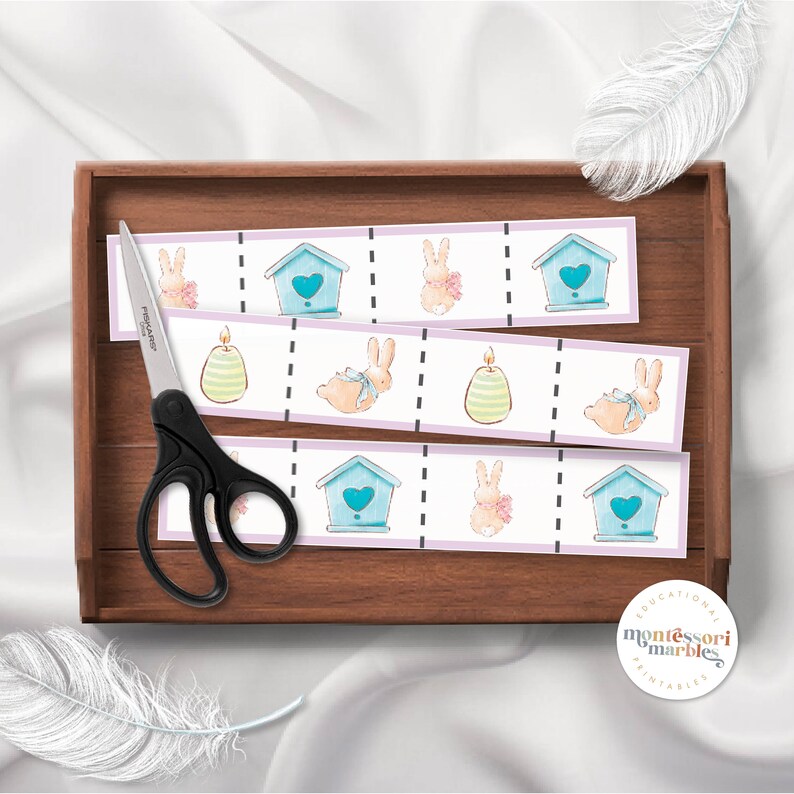 Easter Egg Cutting Strips | Fine Motor Skills Printable | Scissor ...