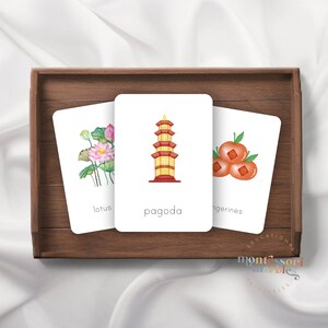 LUNAR NEW YEAR Montessori Flash Cards | Asian Studies | Learning About ...