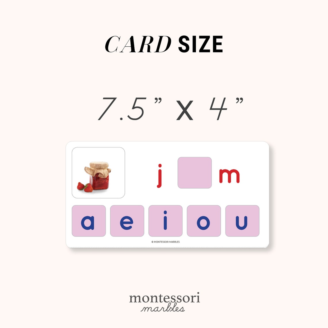 Montessori Pink Series Missing Vowel Short A Printable - Etsy