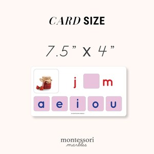 Montessori Pink Series Missing Vowel Short A Printable - Etsy