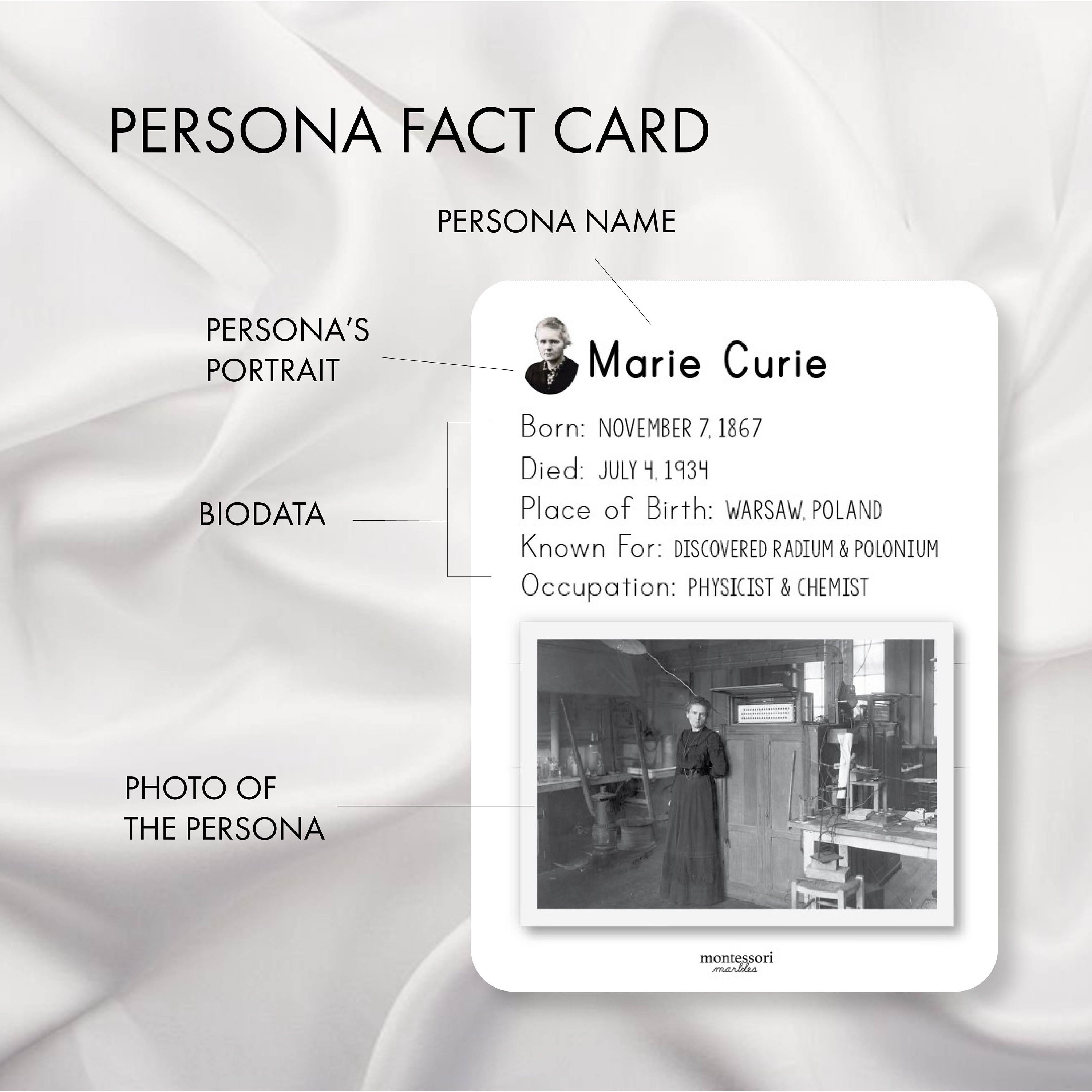 WOMEN'S HISTORY MONTH Famous Women Fact Cards Printable - Etsy