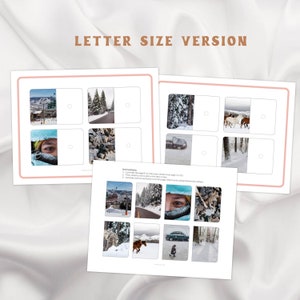 WINTER Complete the Pictures Activity | Montessori Inspired Printable ...