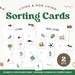 Living & Non-living Sorting Cards | Montessori Science Concept Learning ...