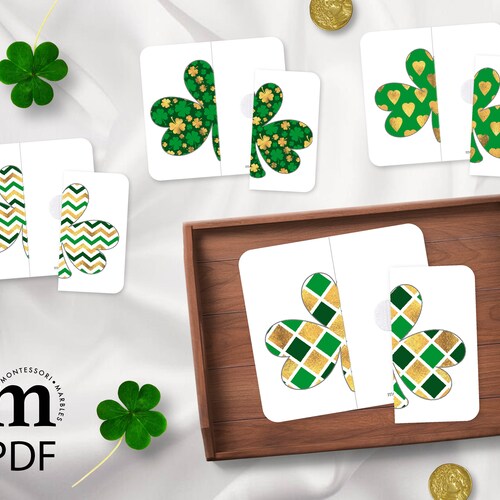 VALENTINES DAY Hearts Symmetry Matching Puzzle Montessori - Etsy