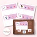 Montessori Pink Series Jumbled Word Cards for Short E, Activity for ...