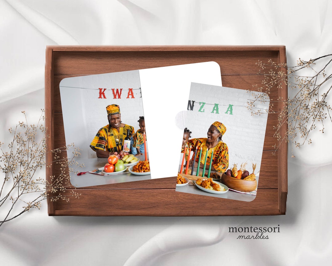 KWANZAA Montessori Picture Matching Activity, Toddlers Matching Game ...