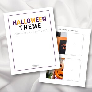 HALLOWEEN Montessori Picture Matching Activity Toddlers - Etsy