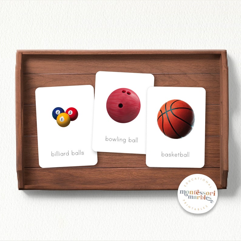 Ball Sports Flash Cards | Montessori Sports Nomenclature | Kids ...