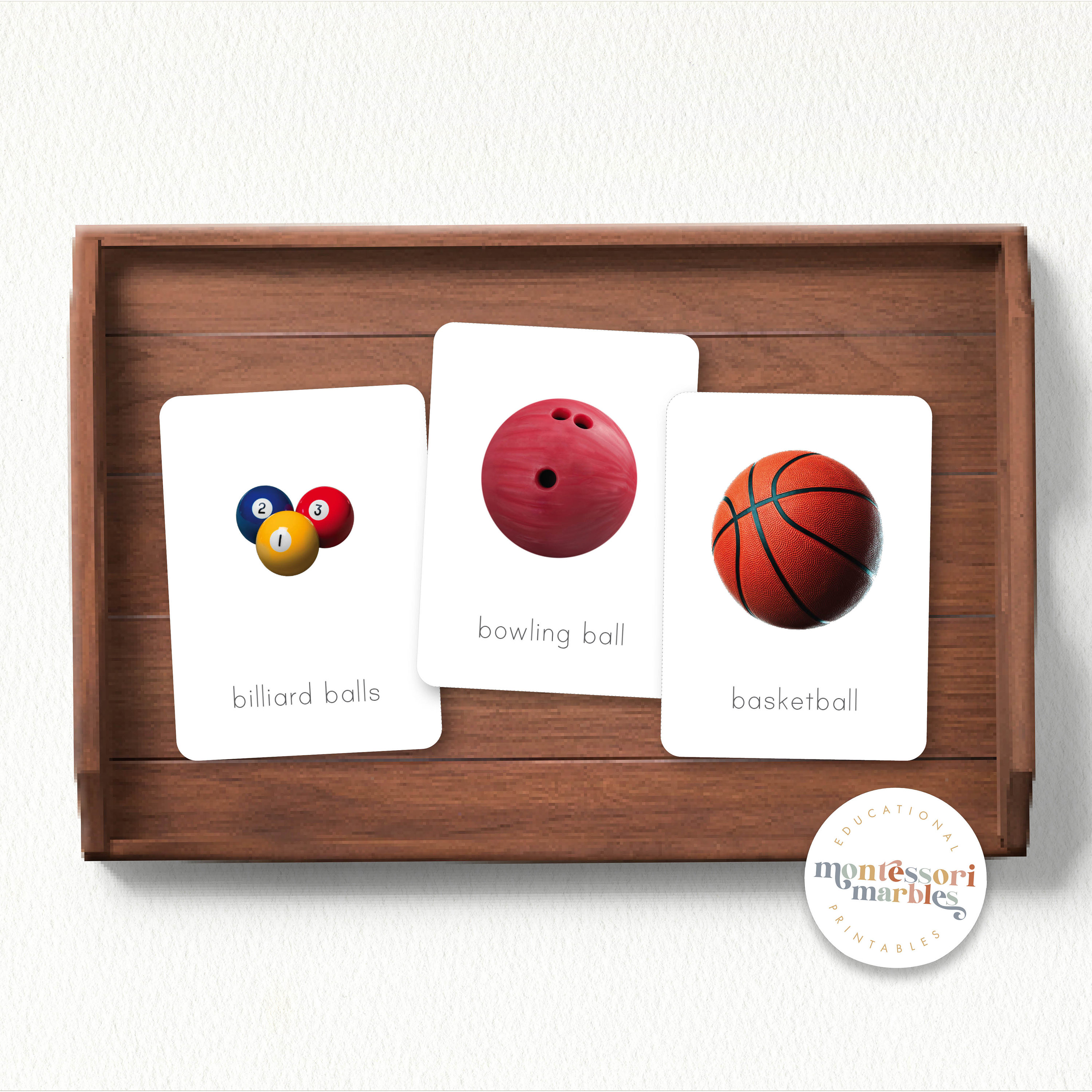 Ball Sports Flash Cards | Montessori Sports Nomenclature | Kids ...