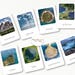 LANDFORMS Flash Cards Montessori Inspired Cards Social Studies ...