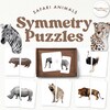 WOODLAND ANIMALS Two-piece Puzzles | Montessori Inspired Printable ...