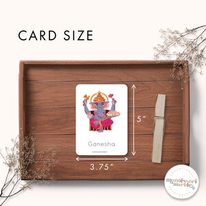 HINDU Gods Flash Cards | Montessori Inspired Activity | Cultural ...