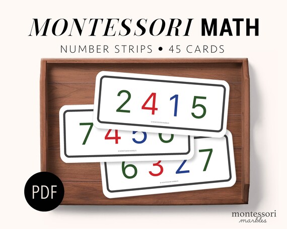Montessori Math Border