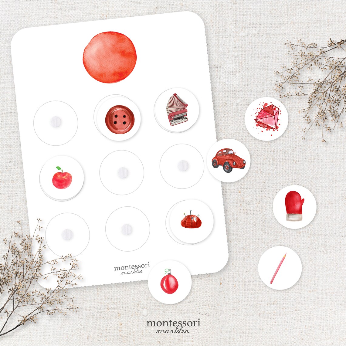 PRIMARY COLORS Sorting Cards Montessori Inspired Activities | Etsy