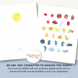 PRIMARY COLORS Sorting Cards, Montessori Inspired Activities, Preschool ...