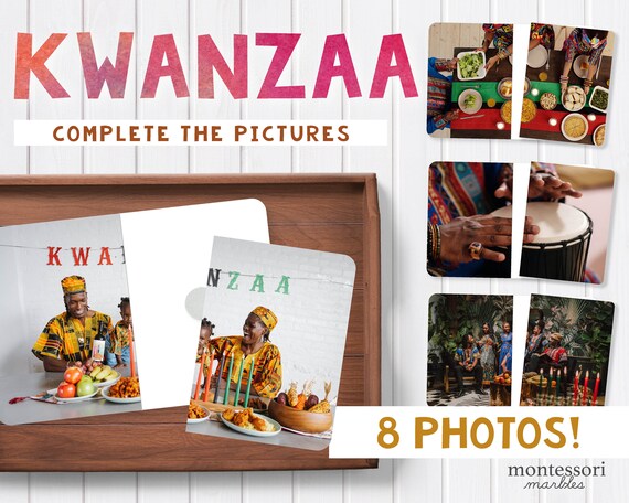 KWANZAA Montessori Picture Matching Activity Toddlers - Etsy