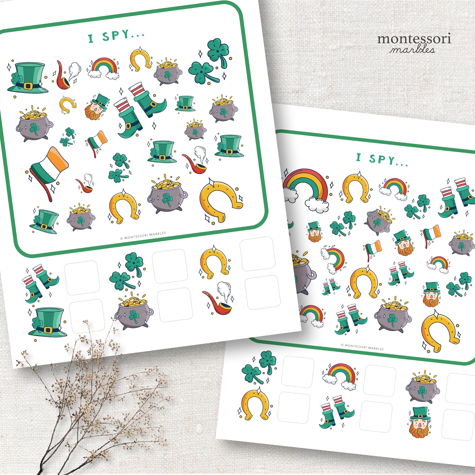 ST. PATRICK'S DAY I Spy Activity Fun Printable for | Etsy