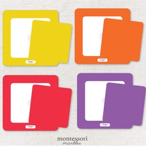 COLORS MATCHING Puzzle Activity Montessori Inspired Visual - Etsy