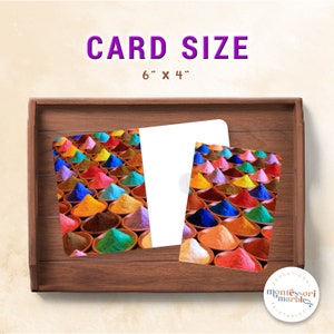 HOLI FESTIVAL Complete the Pictures | Montessori Picture Matching ...