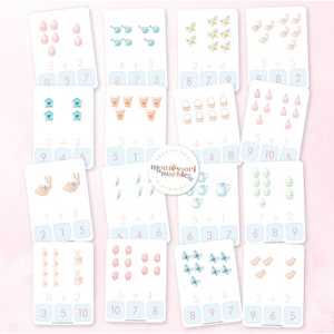 Easter Addition Clip Cards: Kindergarten Math (printable) - Etsy