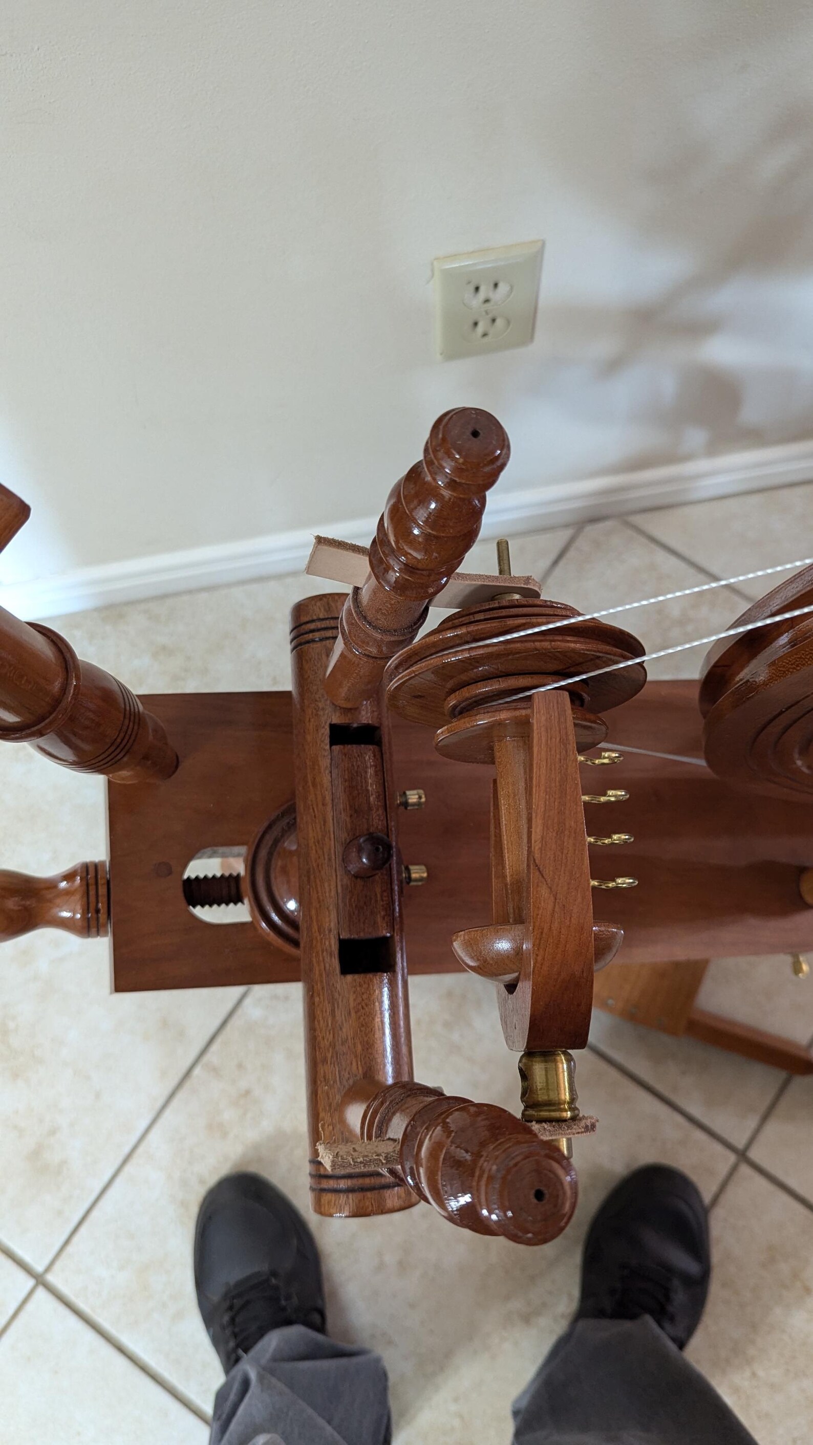 Cherry Colonial Spinning Wheel - Etsy