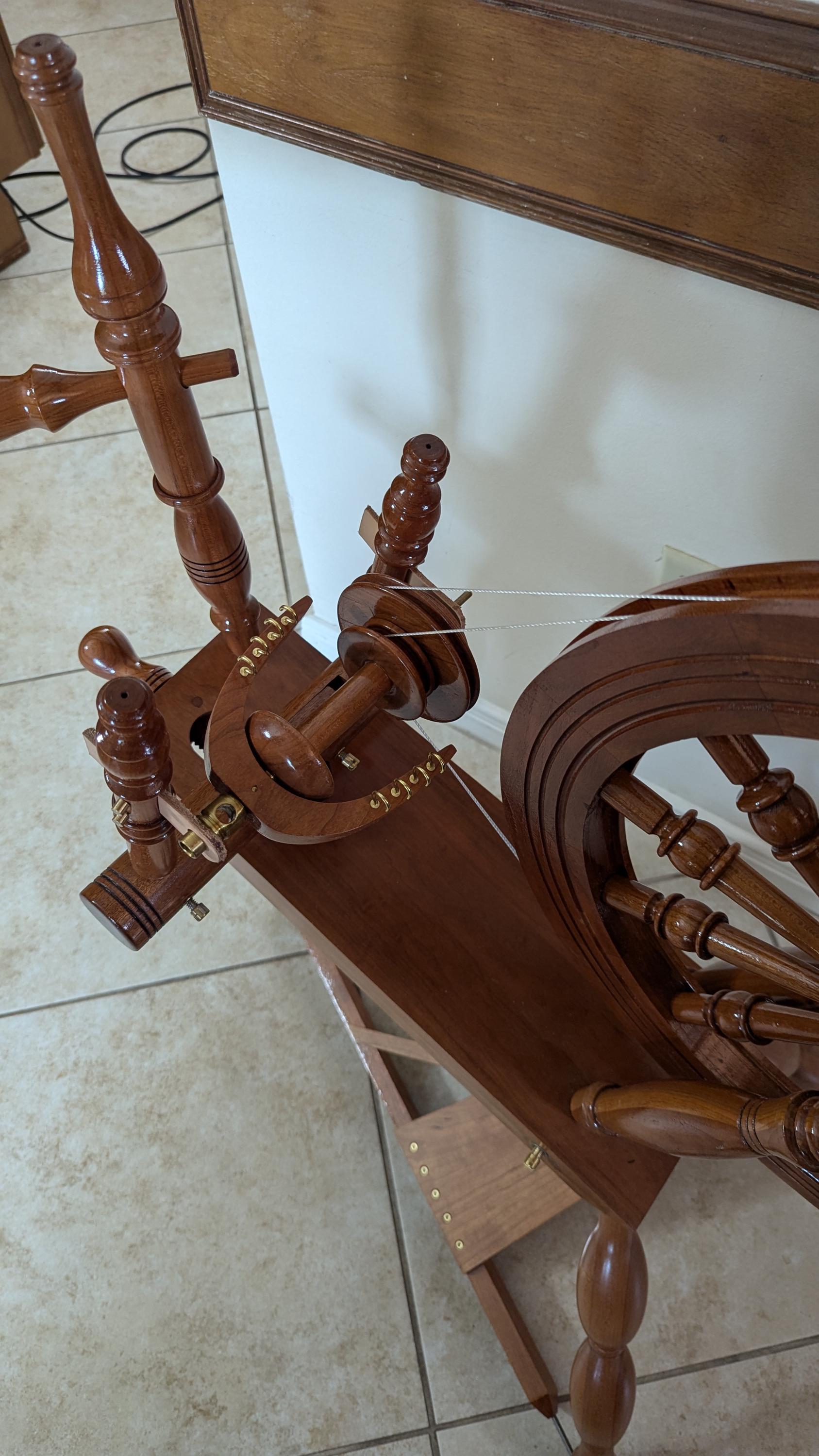 Cherry Colonial Spinning Wheel - Etsy