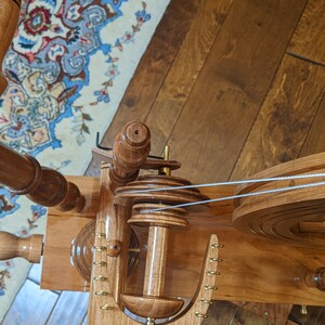 Cherry Colonial Spinning Wheel - Etsy