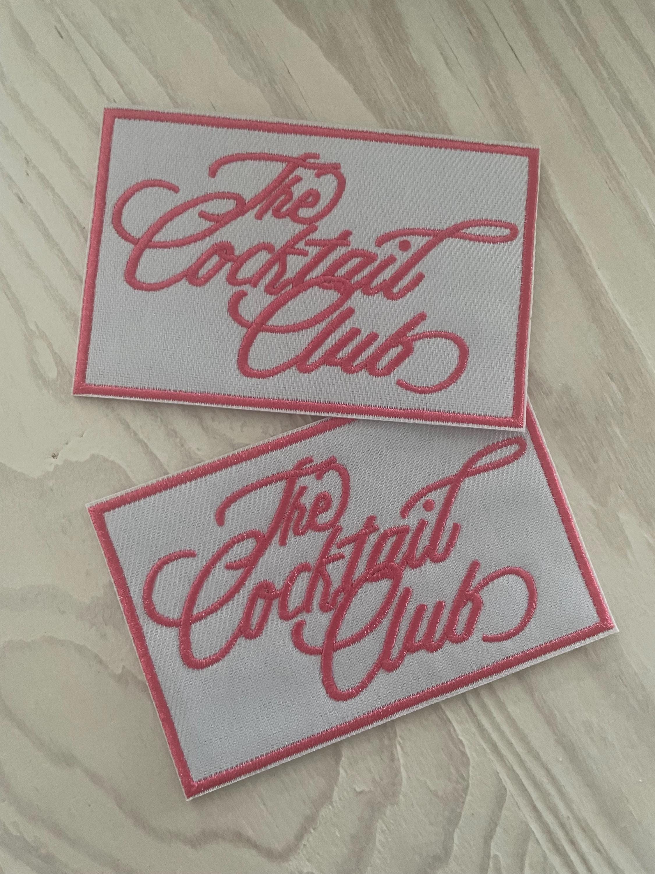 The Cocktail Club Patch - Etsy