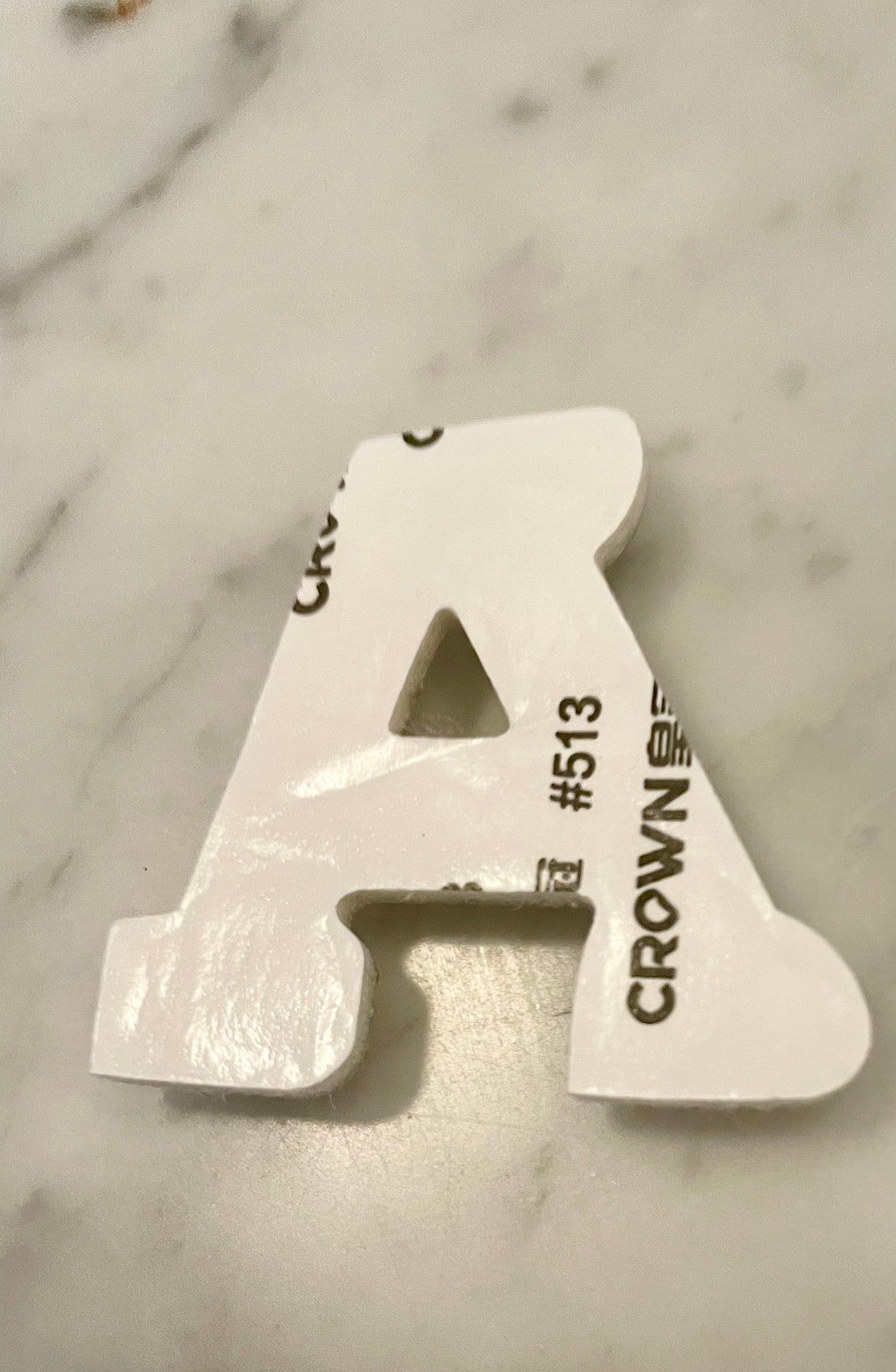 Self ADHESIVE Pearl Lettering With PINK Background and Crystal - Etsy