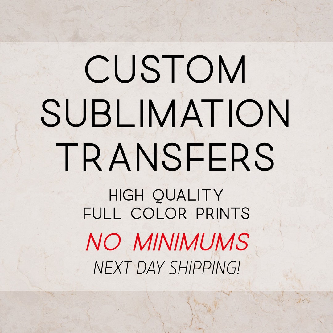 Custom Ready to Press Sublimation Transfers, Wholesale Print on Demand ...
