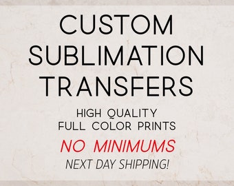 Custom Ready to Press Sublimation Transfer Print Service, Ready to ...