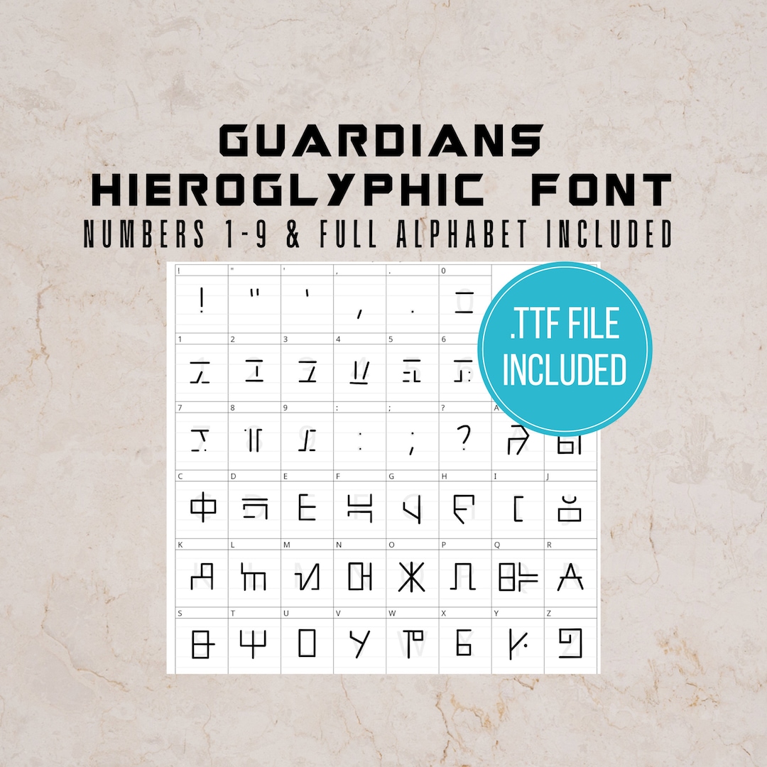 Space Font, Galaxy Font, Guardians Font, Hieroglyphic Font, Peter Shirt ...