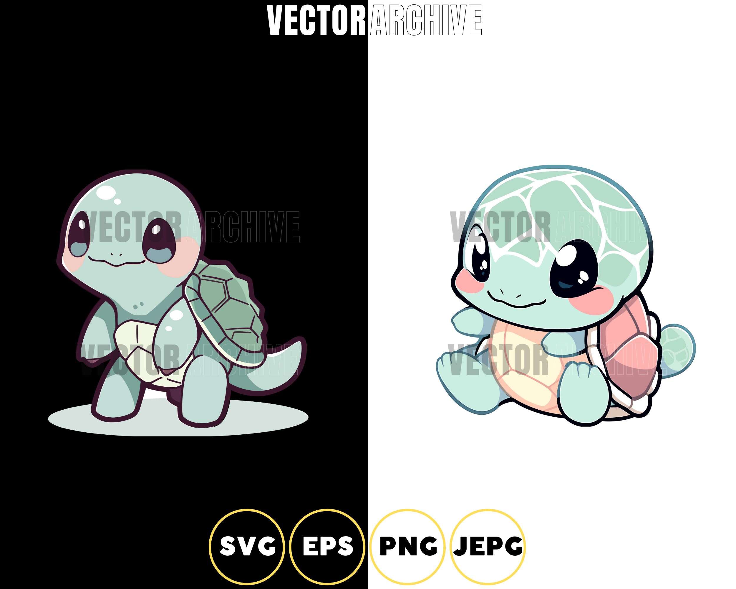 Cute Turtles Clipart Set Bundle Turtles Cliparts Baby Turtles Stickers ...