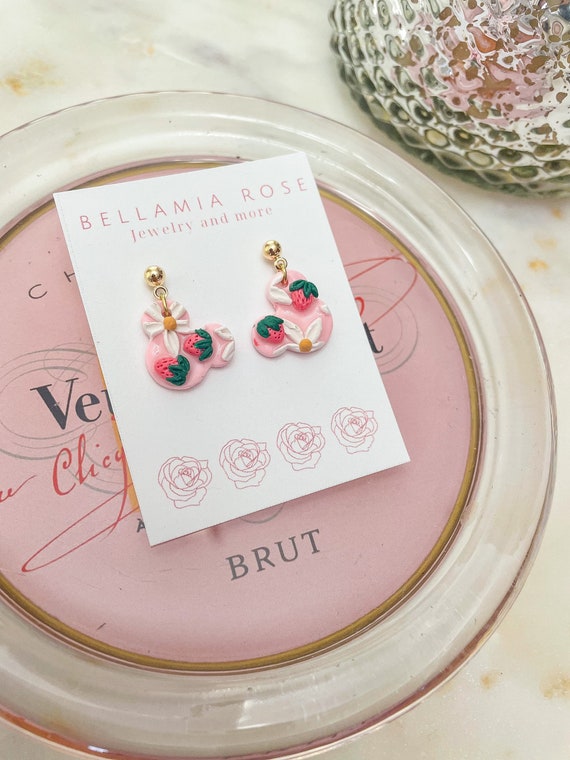 Mickey Mouse W/ Strawberries - Etsy