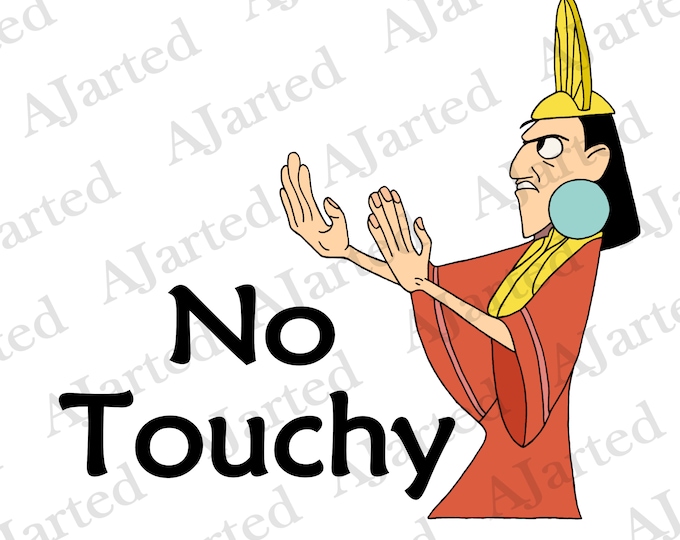 Emperor's New Groove Kuzco No Touchy - Etsy UK