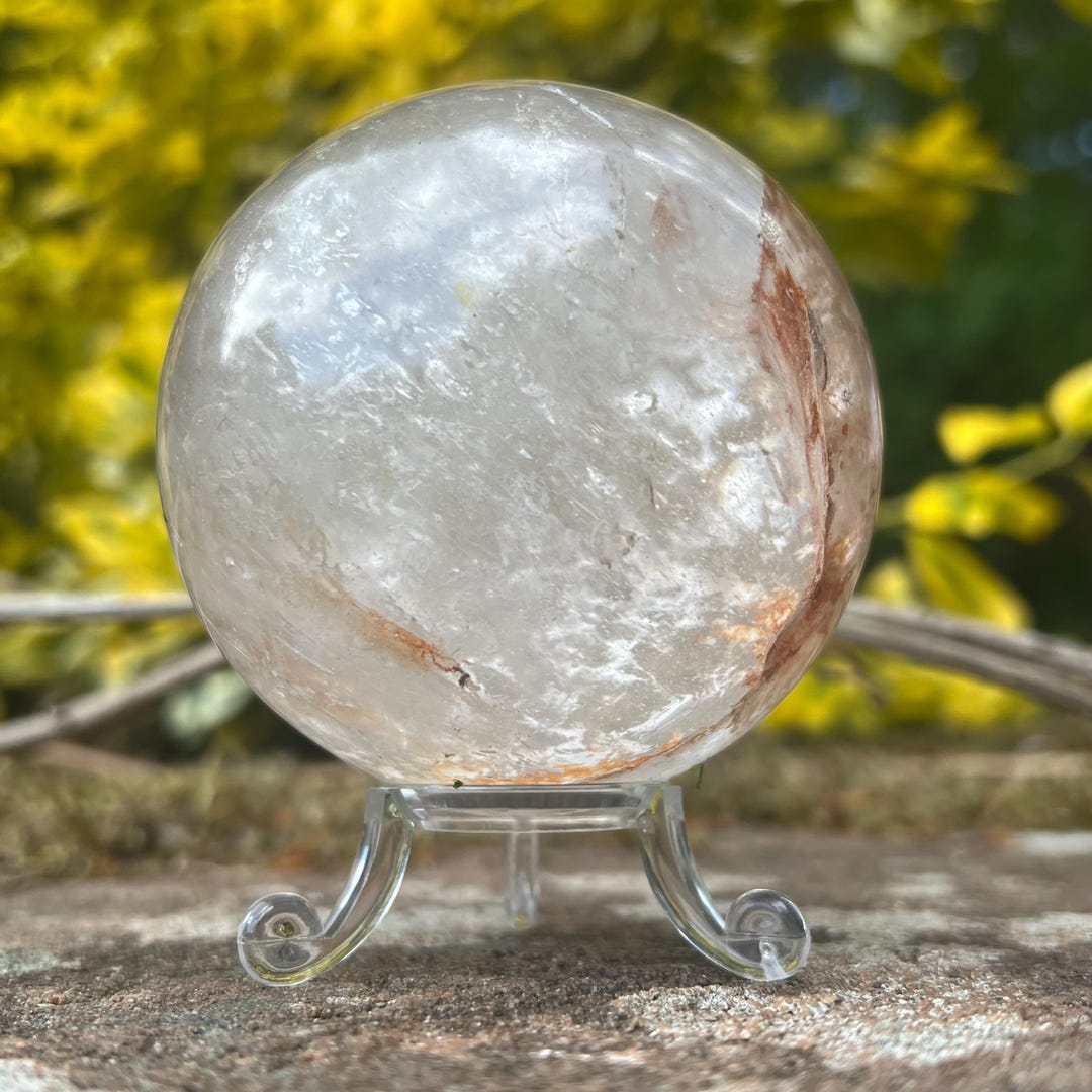 Quartz Crystal Ball With Stand: Fortune Telling Scrying Sphere - Etsy