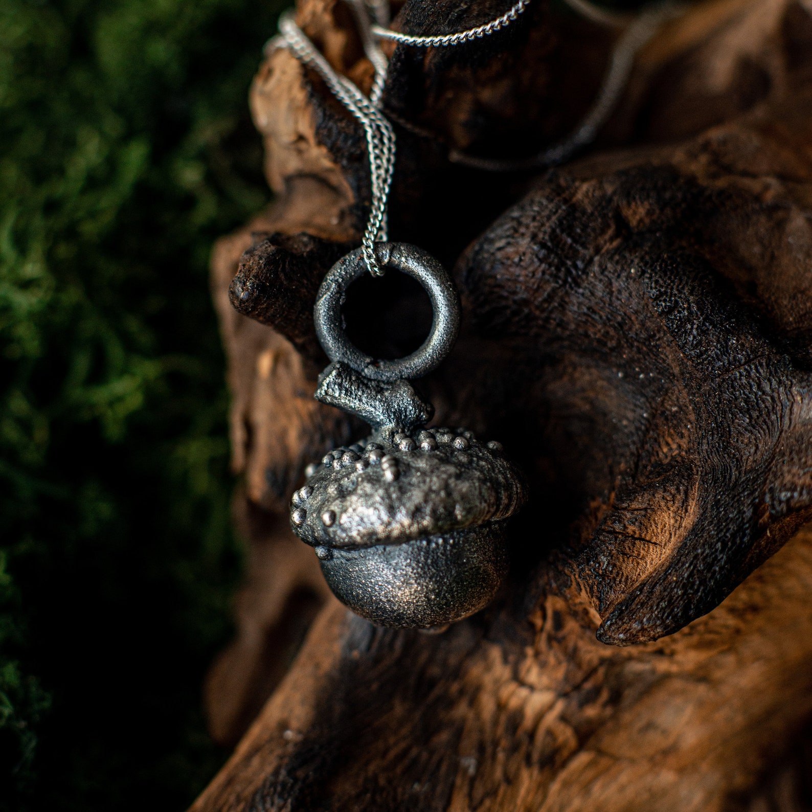 Natural Acorn in Copperacorn Pendantcopper Pendantgift for - Etsy